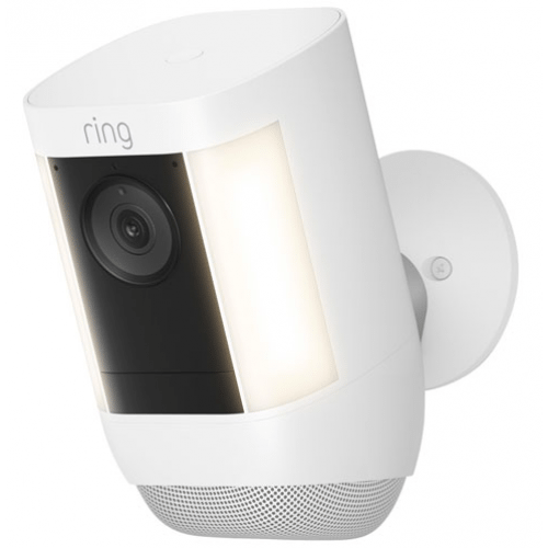 Ring Spotlight Cam Pro, Battery, White - Aartech Canada
