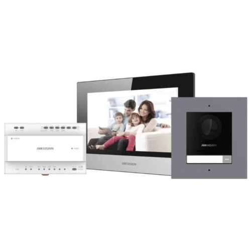 Hikvision DS-KIS702Y-P Two Wire Video Intercom Kit - Aartech Canada