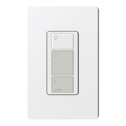 Lutron Caseta Pico Remote Wired 3 Button, Gray